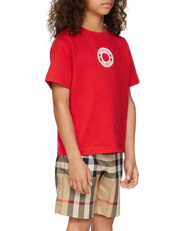 Burberry Logo Print Cotton T-shirt