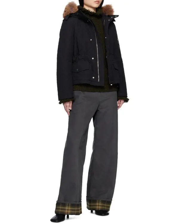 Burberry Quilted Cotton-blend Jacket With Drawstring Hood