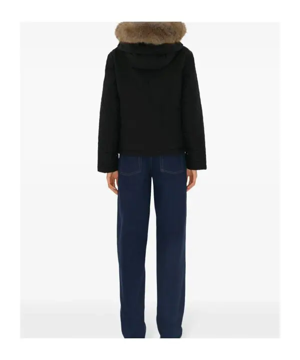 Burberry Quilted Cotton-blend Jacket With Drawstring Hood