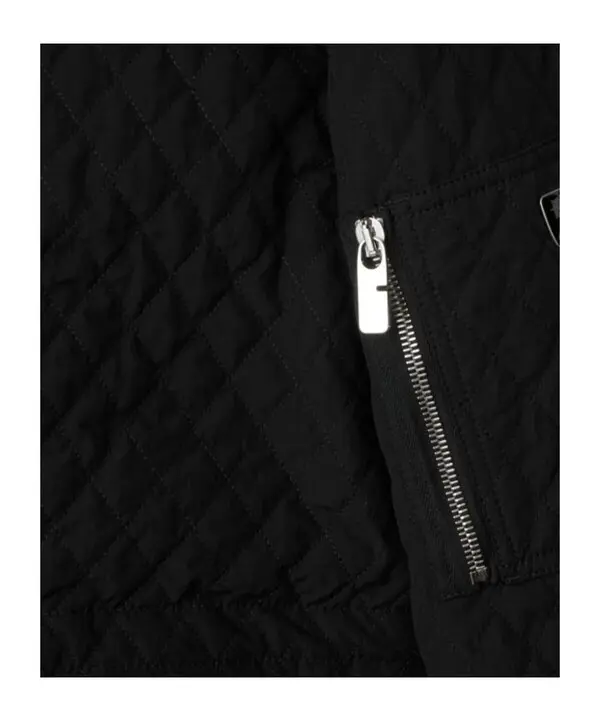 Burberry Quilted Cotton-blend Jacket With Drawstring Hood