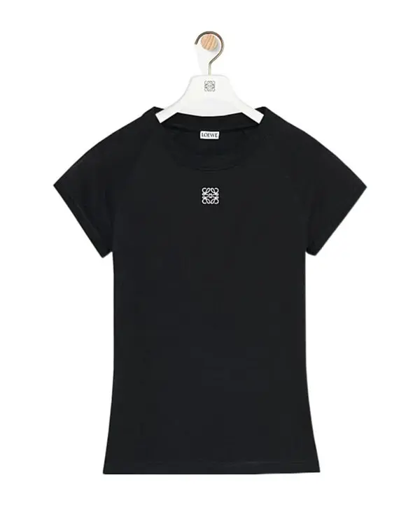 Loewe Small Fit T-shirt In Cotton Blend - Black