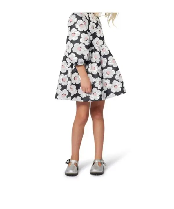 Kenzo Floral Print Long Sleeve Dress