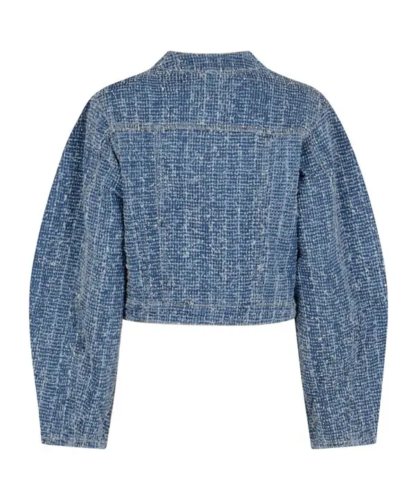ROTATE BY BIRGER CHRISTENSEN Long Sleeve Textured Jacket