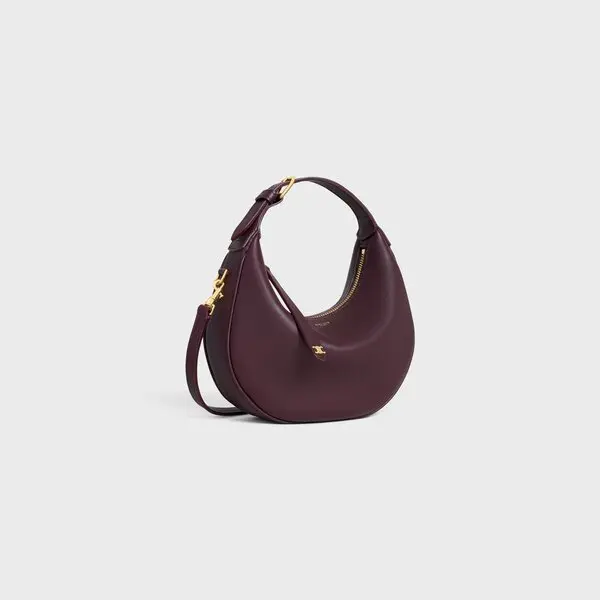 Celine Teen Lulu Grained Calfskin Shoulder Bag - Red