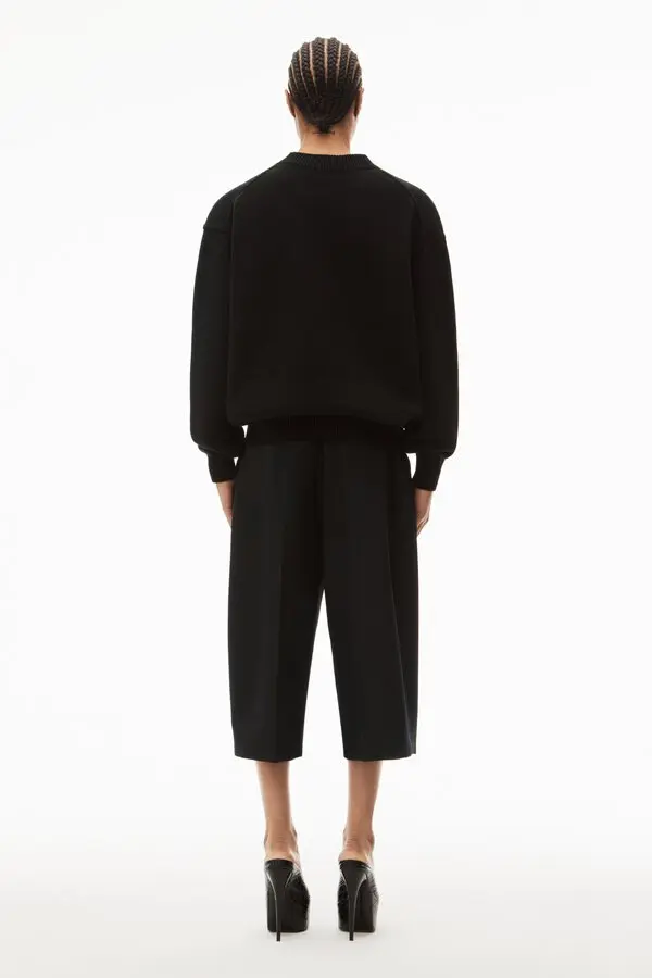 Alexander Wang Logo Printed Crewneck Jumper