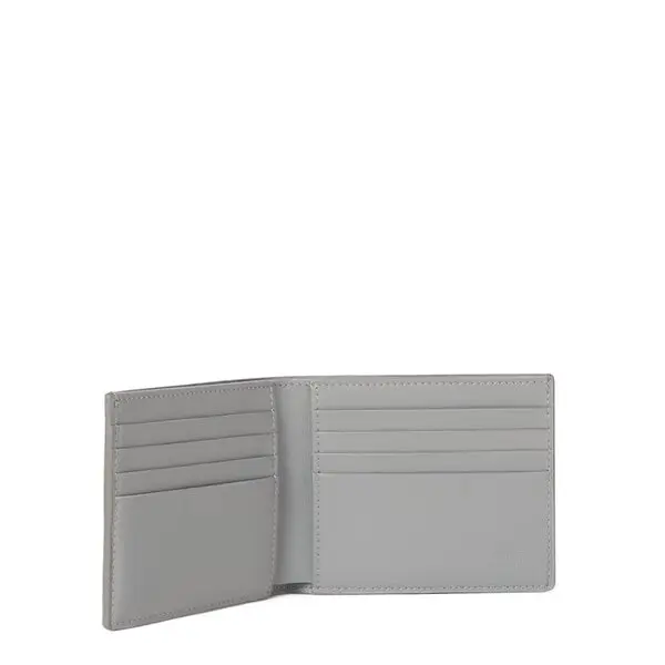 Fendi Squared Ff Bi-fold Wallet - Grey