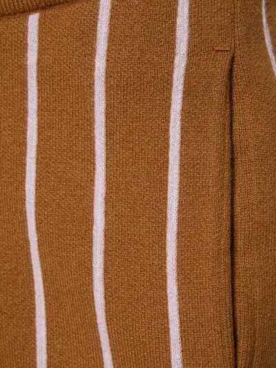 Zegna Striped Knitted Casual Pants