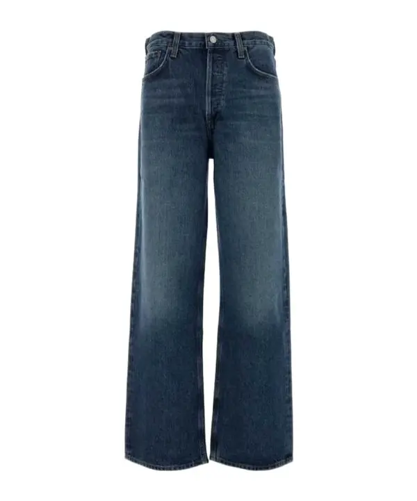 AGOLDE Low Slung Wide-leg Jeans - Blue