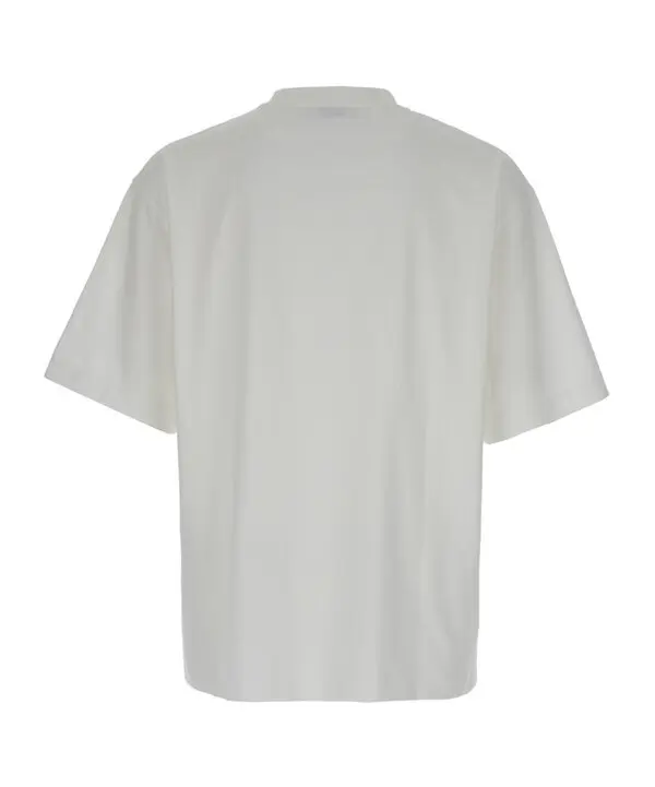 Off-White Logo Printed Crewneck T-shirt - Gray