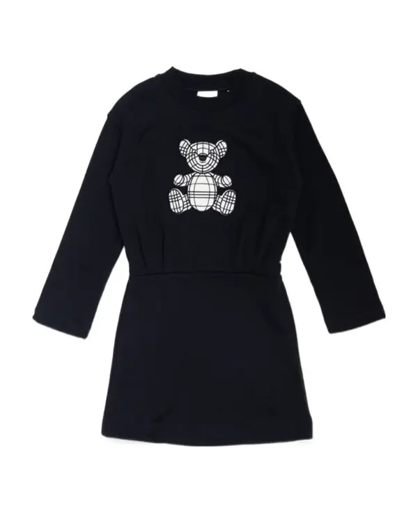 Burberry Thomas Bear Appliqué Cotton Dress