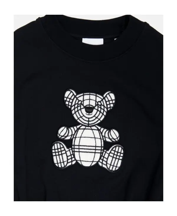 Burberry Thomas Bear Appliqué Cotton Dress