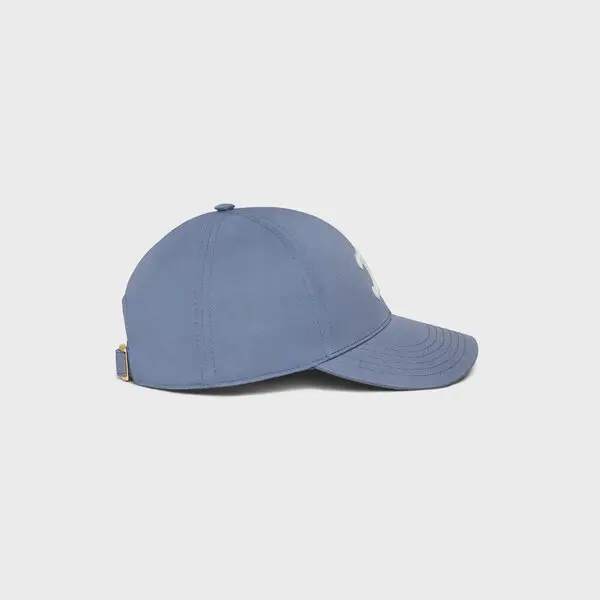 Celine Triomphe Baseball Cap In Cotton Gabardine
