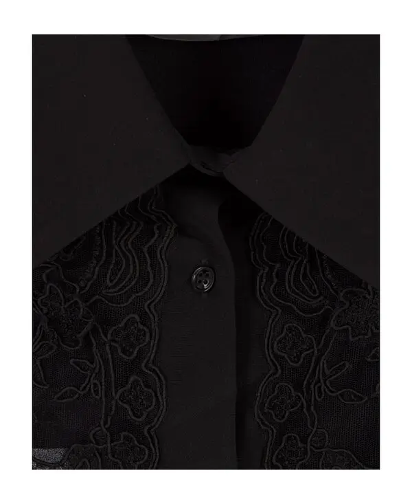 Ermanno Scervino Long Sleeve Lace Shirt