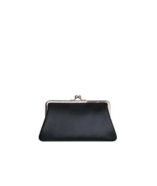 Comme Des Garçons Logo-printed Kiss-clasp Purse