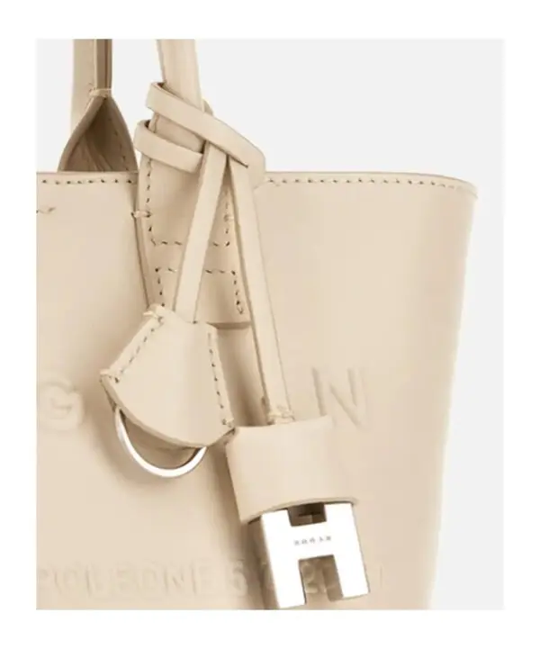 Hogan Address Mini Shopping Bag - Ivory