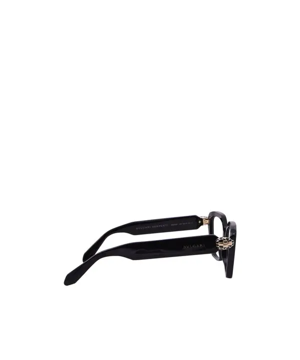 BVLGARI Geometric Frame Eyeglasses