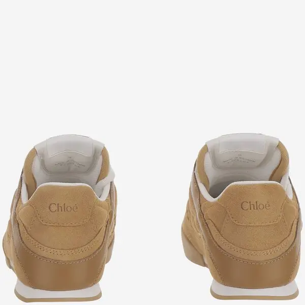 Chloé Kick Lace-up Sneakers - Brown