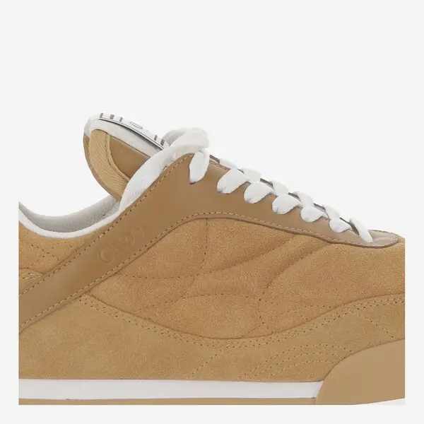Chloé Kick Lace-up Sneakers - Brown