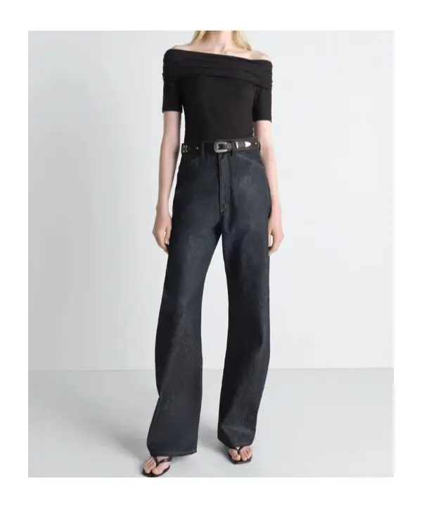 LEMAIRE Short Sleeve Twisted Top