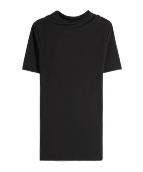 LEMAIRE Short Sleeve Twisted Top - Black
