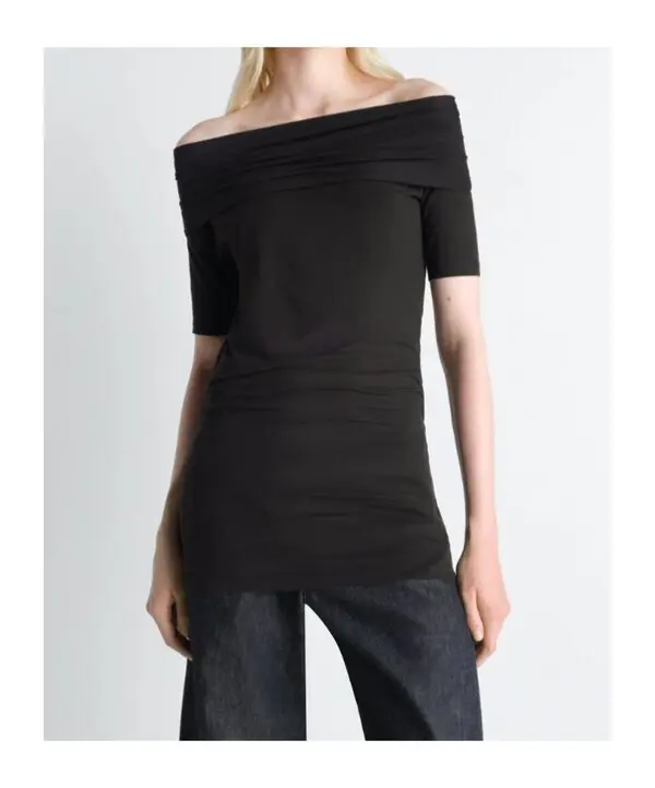 LEMAIRE Short Sleeve Twisted Top