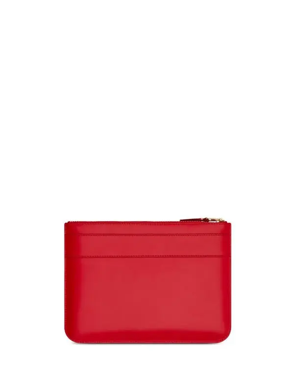 Comme Des Garçons Zip Wallet - Red