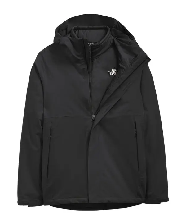 The North Face Logo Embroidered Waterproof 3-in-1 Jacket