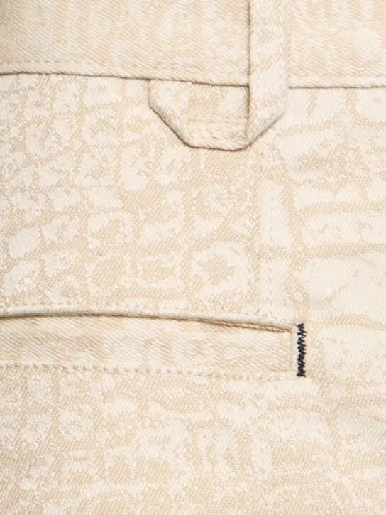 Jacquemus Le De-nîmes Norma Straight Jeans - Beige
