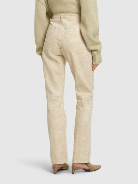 Jacquemus Le De-nîmes Norma Straight Jeans - Beige