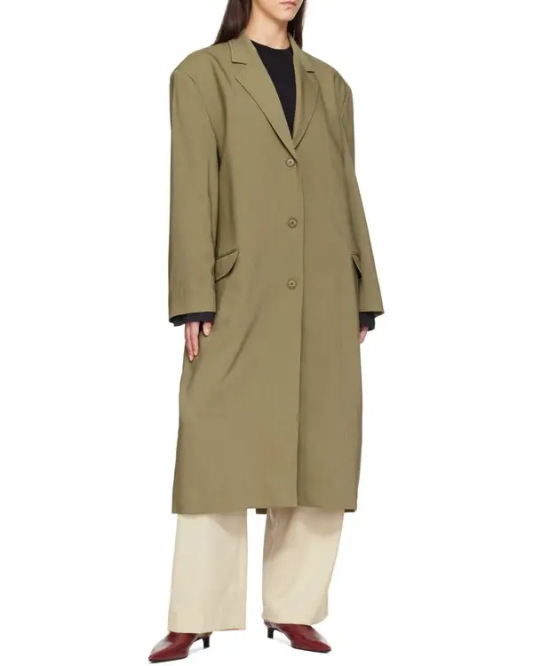 THE FRANKIE SHOP Pocket Tribeca Long Jacket
