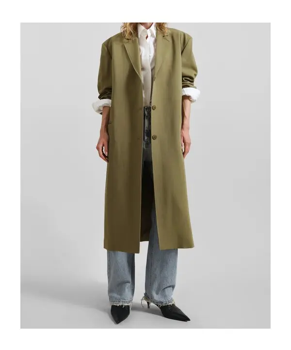 THE FRANKIE SHOP Pocket Tribeca Long Jacket