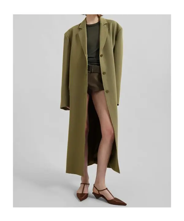 THE FRANKIE SHOP Pocket Tribeca Long Jacket