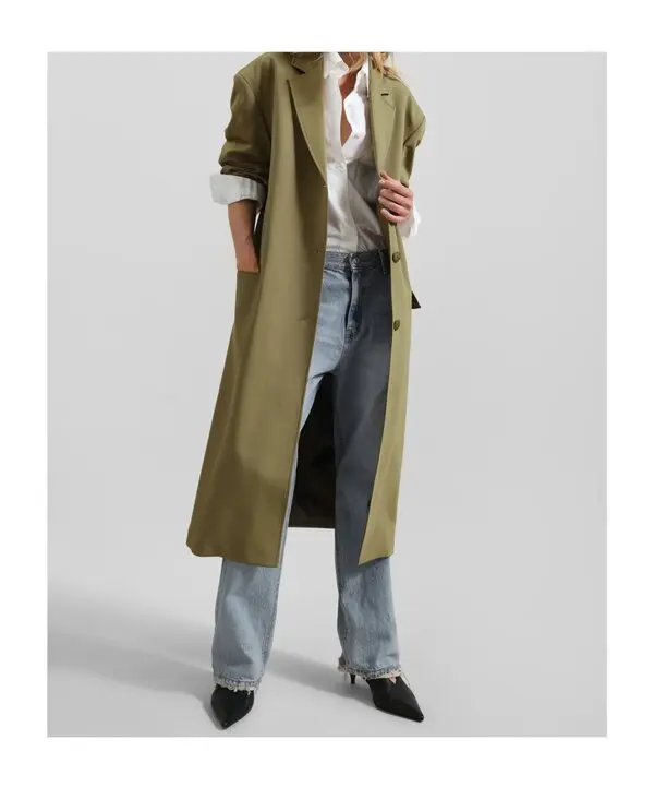 THE FRANKIE SHOP Pocket Tribeca Long Jacket