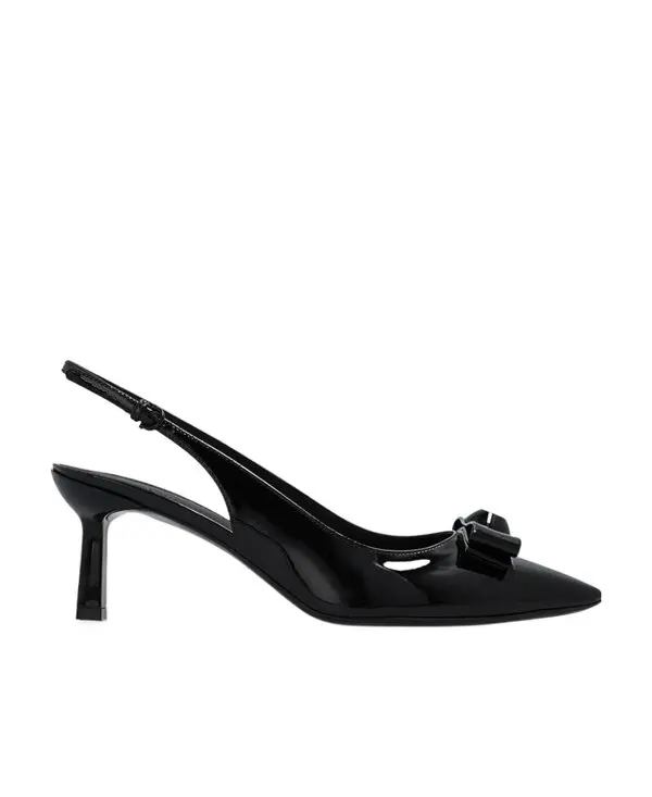 FERRAGAMO Vara Bow Slingback Pumps - Black