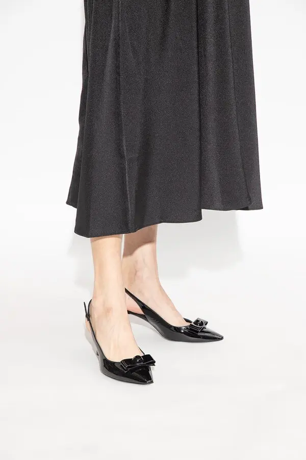 FERRAGAMO Vara Bow Slingback Pumps - Black