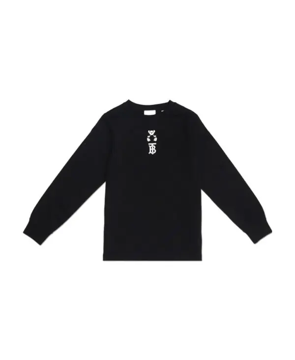 Burberry Logo-print Organic Cotton Long Sleeve T-shirt