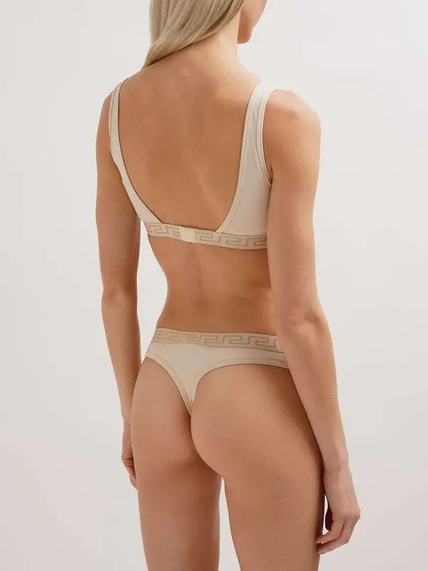 Versace Logo Triangle Underwear - Nude