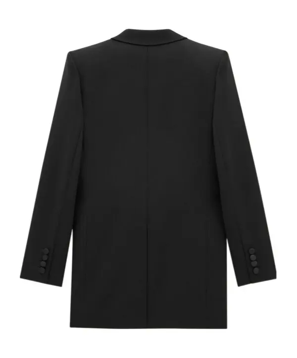 Saint Laurent Tuxedo Single-breasted Jacket With Peak Lapels