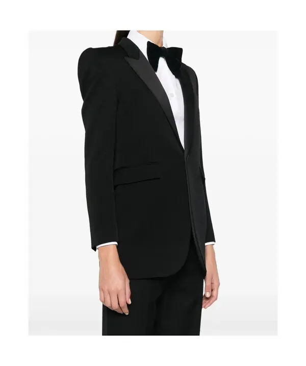 Saint Laurent Tuxedo Single-breasted Jacket With Peak Lapels