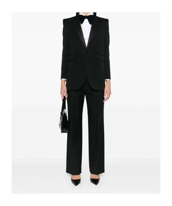 Saint Laurent Tuxedo Single-breasted Jacket With Peak Lapels