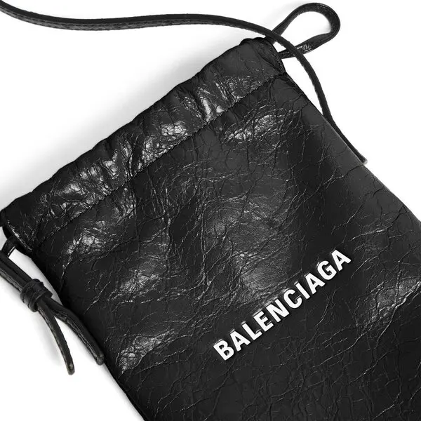 Balenciaga Shopper Drawstring Phone Holder