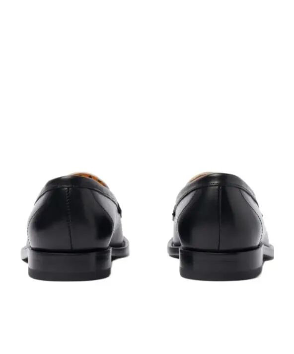 SCAROSSO Loafers With Graphic Detail - Black