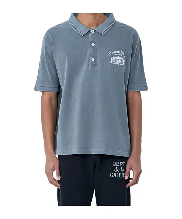 GALLERY DEPT. Preamo Logo Polo Shirt - Gray