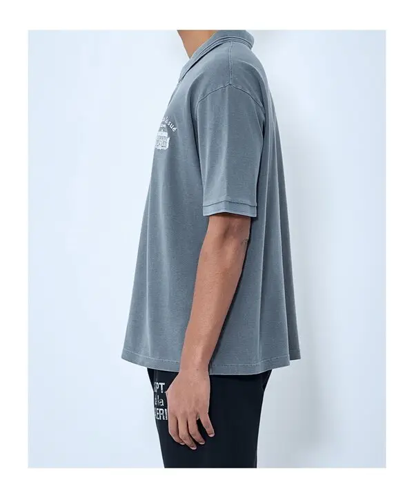 GALLERY DEPT. Preamo Logo Polo Shirt - Gray