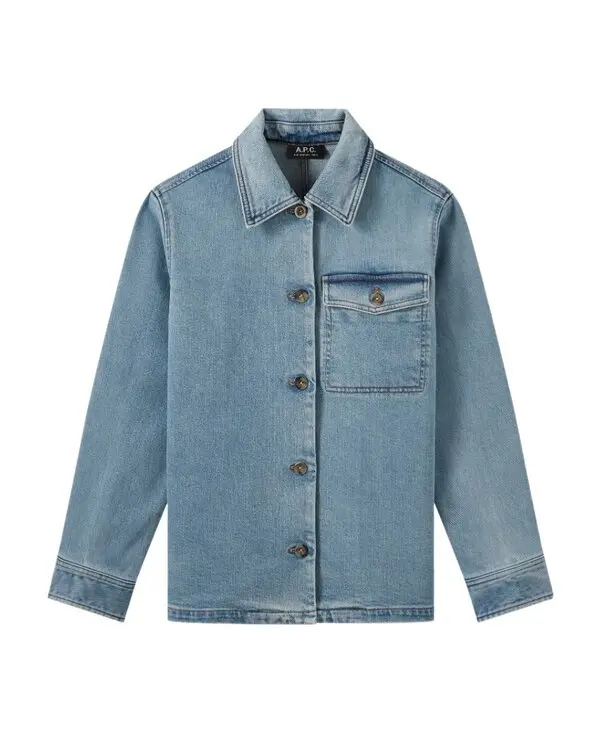 A.p.c. Janice Buttoned Denim Jacket