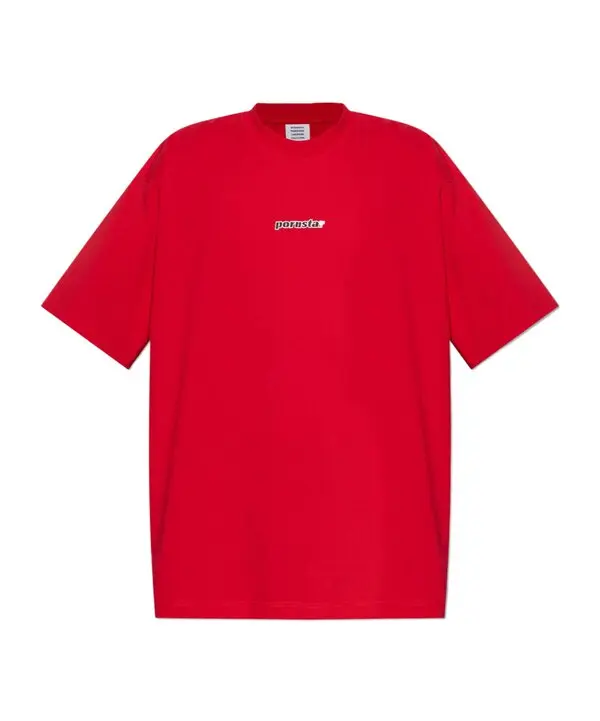 Vetements Pornstar Printed Crewneck T-shirt