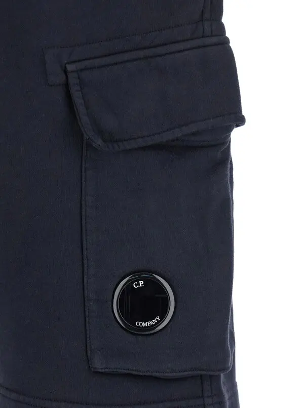 C.P. COMPANY Lens Motif Cargo Shorts - Black