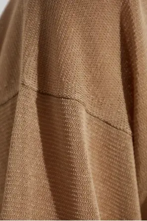 Max Mara Relaxed-fit Cotton And Viscose Sweater With Crew Neck And Short Sleeves