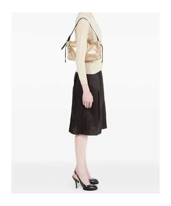 MAISON MARGIELA Drawstring Belt Shoulder Bag - Light Beige