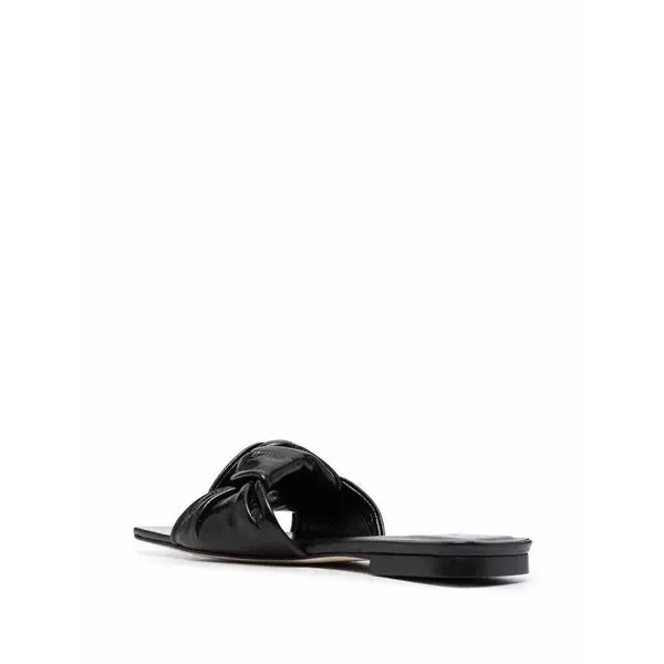 By Far Tied Detail Flat Sandals